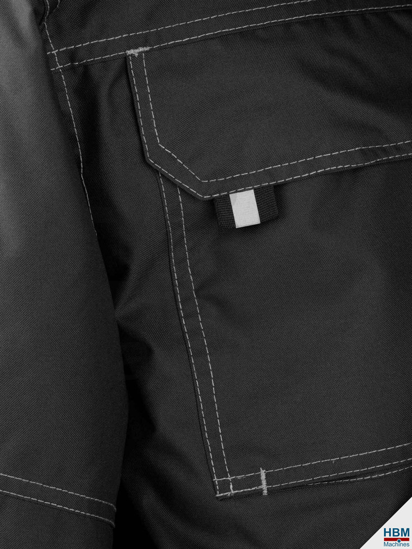 Veste de travail Caton noire | HBM Machines