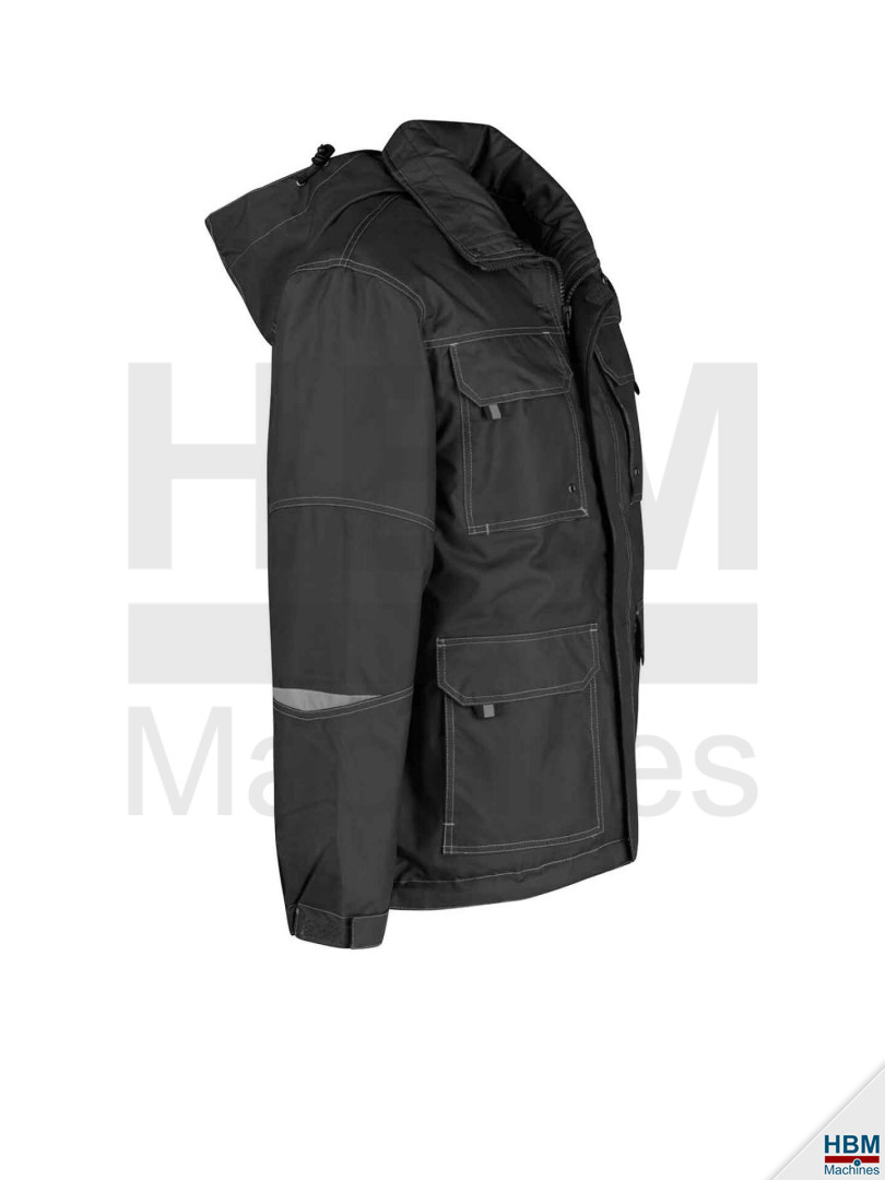 Veste de travail Caton noire | HBM Machines