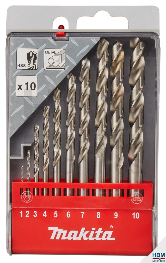 Makita Metall-Bohrersatz 10-teilig D-57205 | HBM Machines