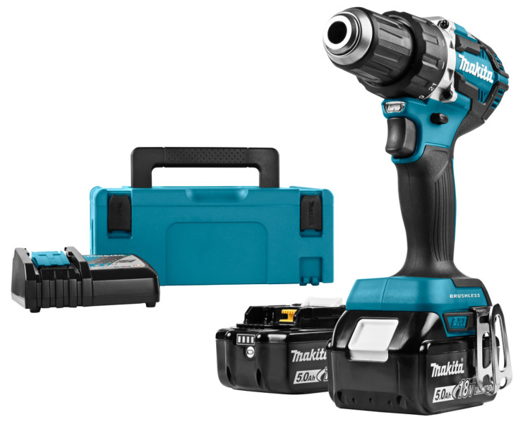 Makita Akku-Bohrschrauber 18V 5.0Ah DDF484RTJ | HBM Machines