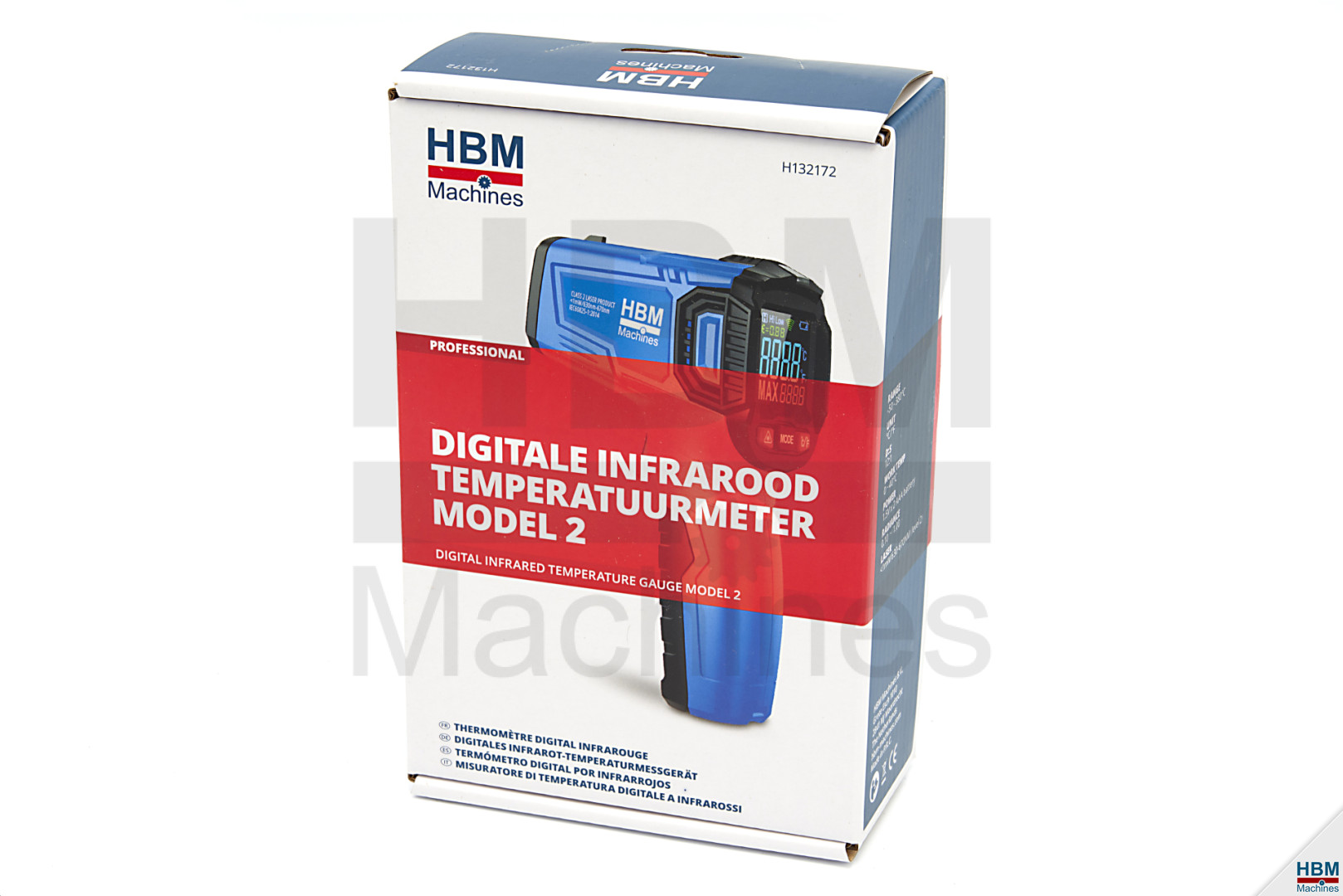 HBM digitale infrarood temperatuurmeter -50 / + 380 graden - model 2
