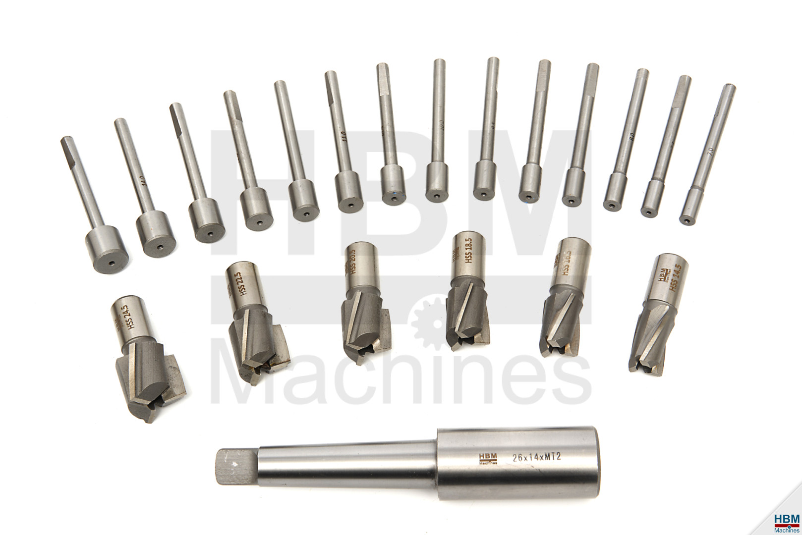 HBM HSS Fräser-Satz Typ 1 | HBM Machines