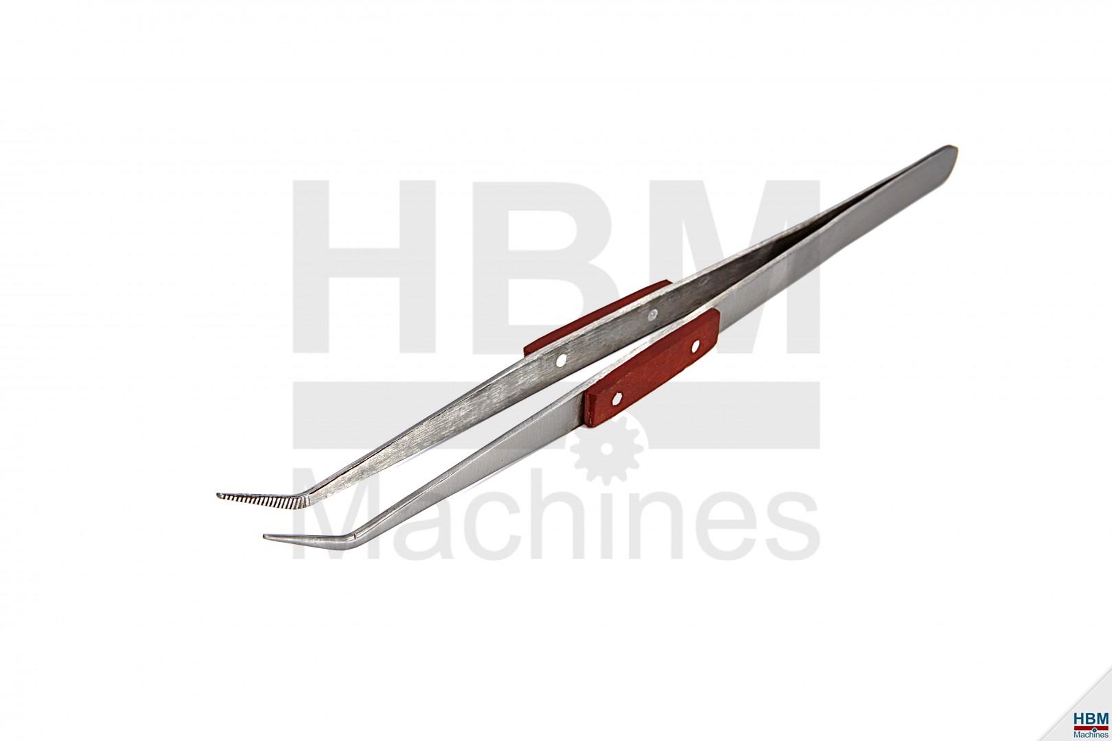 HBM Pincette avec mâchoires incurvées et poignées anti chaleur 205 mm
