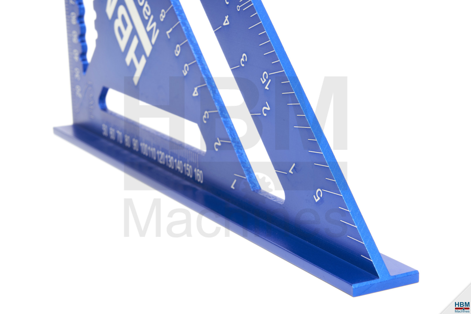 HBM 305 mm Aluminium Gradendriehoek - Blokhaak - Meetdriehoek