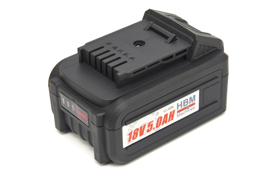 HBM Professional Akku-Radialsäge, Trennsäge, Zugsäge mit Laser 210 x 65 mm 18 Volt 5,0 AH