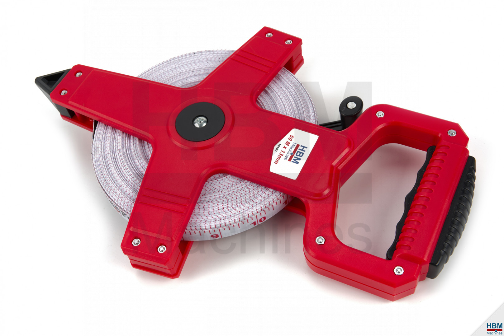 HBM 50 m x 13 mm Fiberglass Meetband, Meetlint, Landmeter