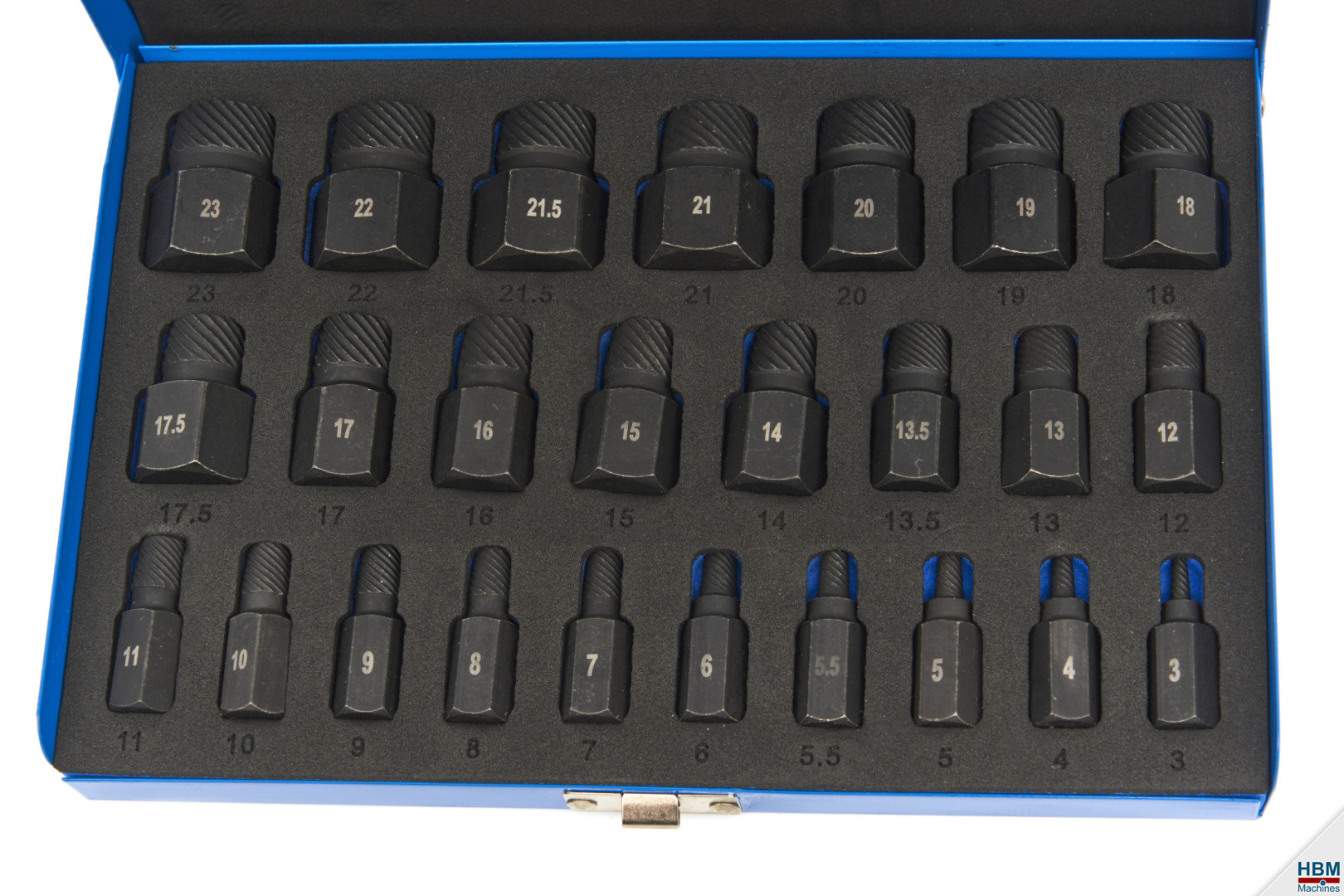 HBM multi-spline schroefextractorset 25-delig | HBM Machines
