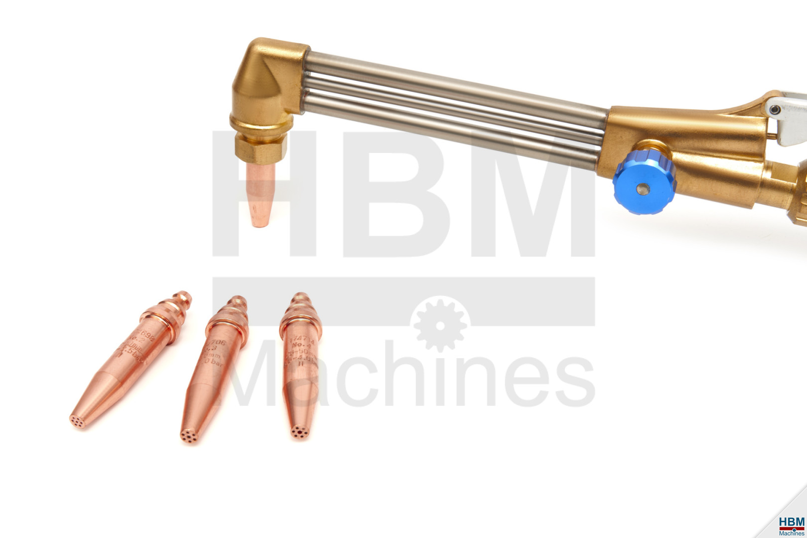 HBM gecombineerde lasbrander en snijbranderset 18-delig | HBM Machines