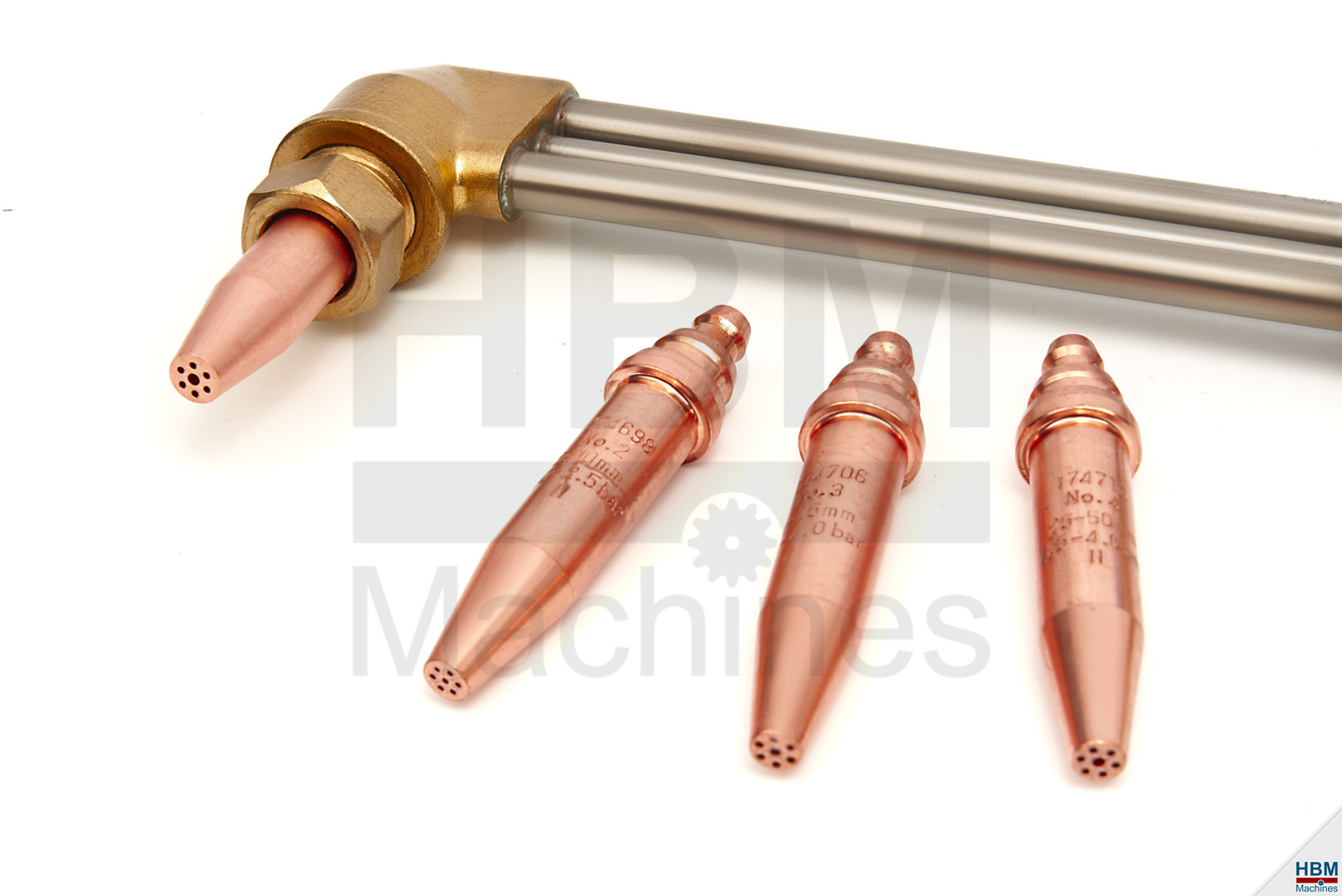 HBM gecombineerde lasbrander en snijbranderset 18-delig | HBM Machines