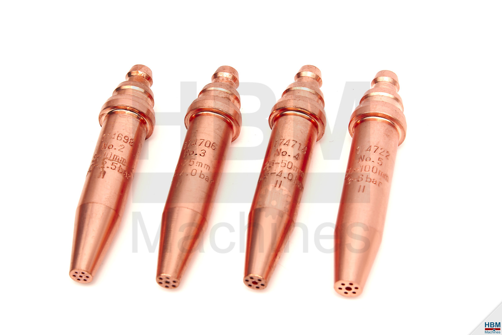 HBM gecombineerde lasbrander en snijbranderset 18-delig | HBM Machines