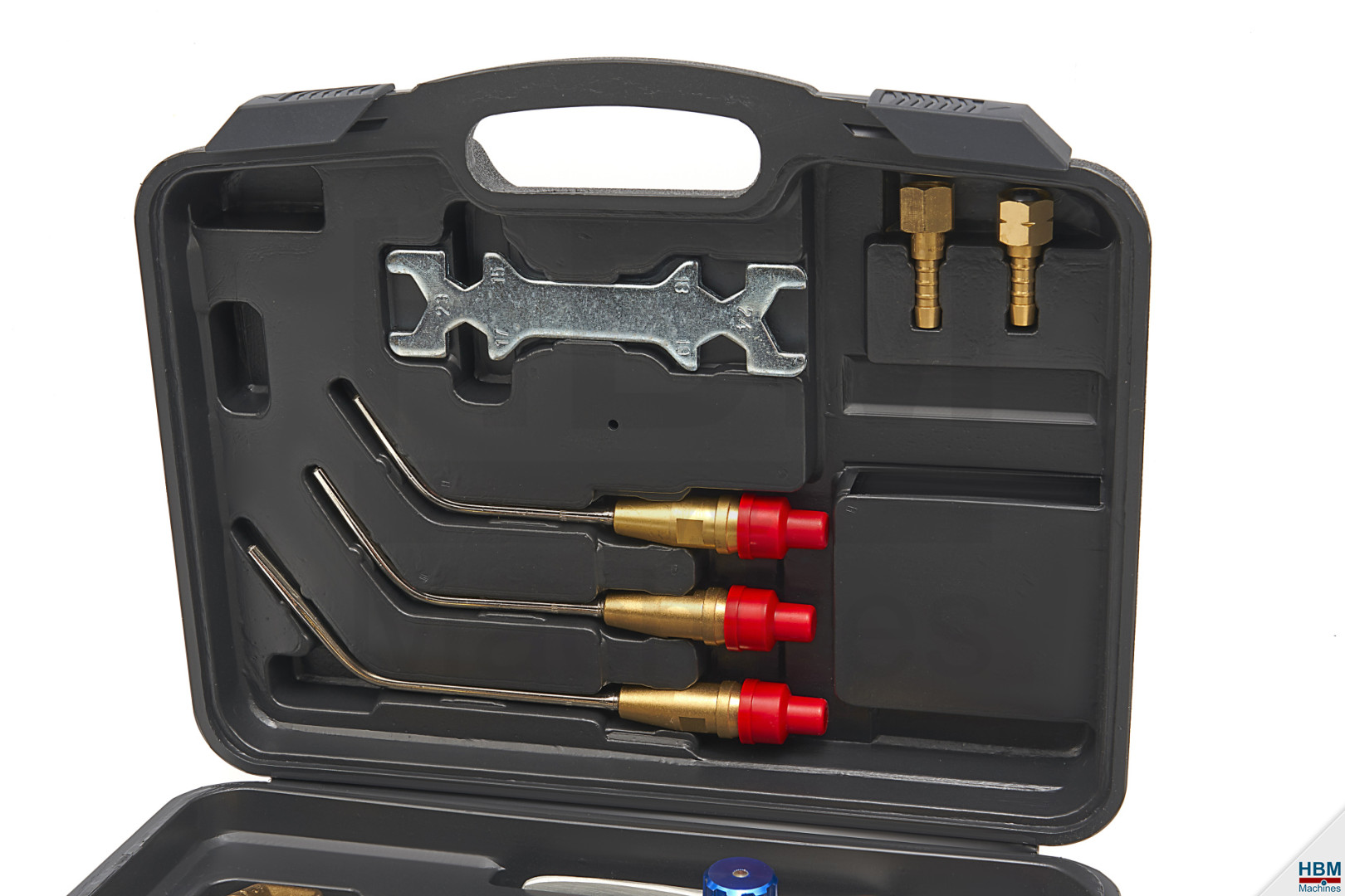 HBM gecombineerde lasbrander en snijbranderset 11-delig | HBM Machines