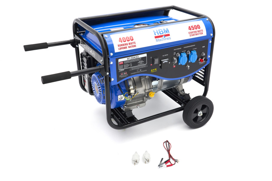 HBM 4300W Generator, Aggregat mit 389 cc Benzinmotor, 230 V