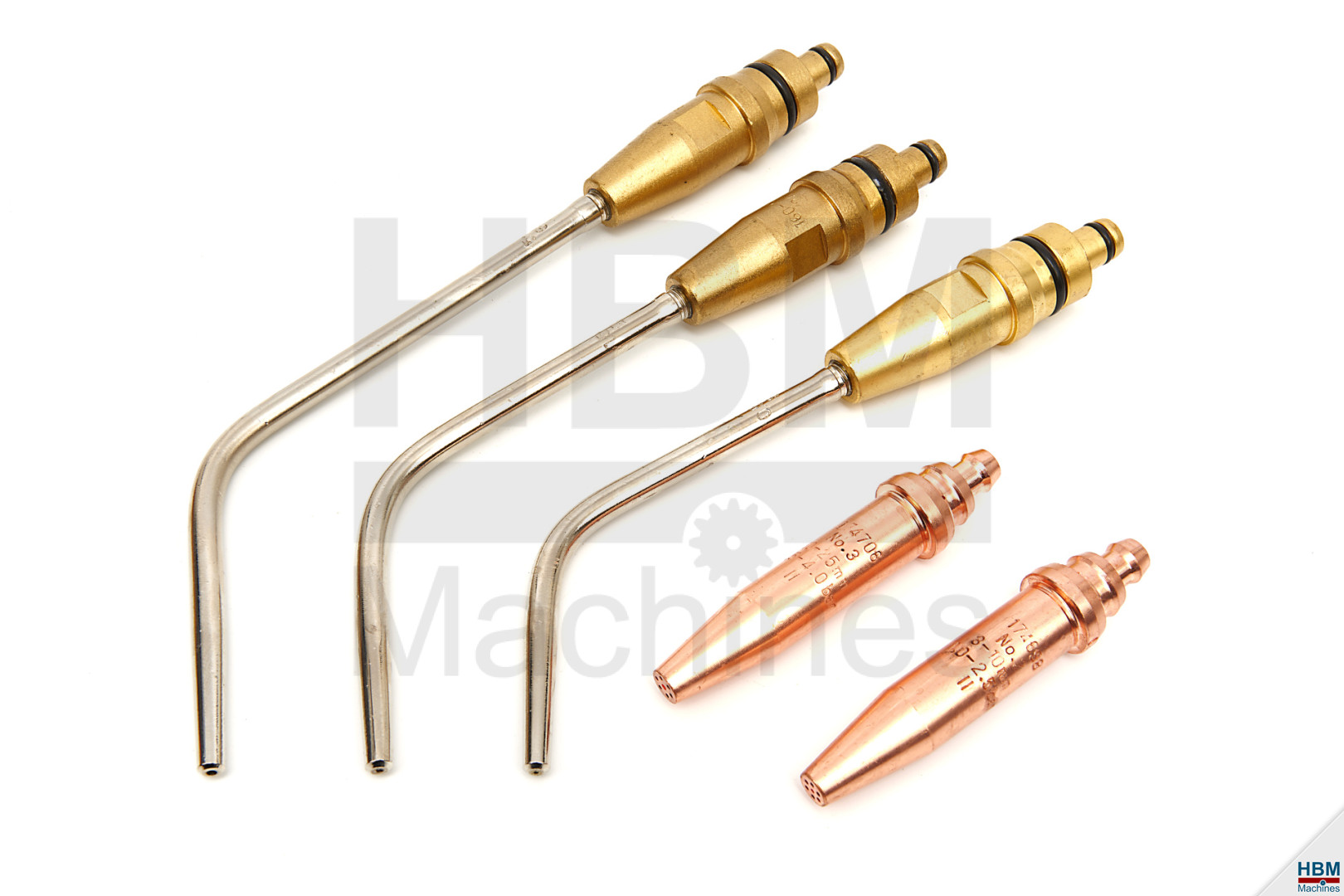 HBM gecombineerde lasbrander en snijbranderset 11-delig | HBM Machines