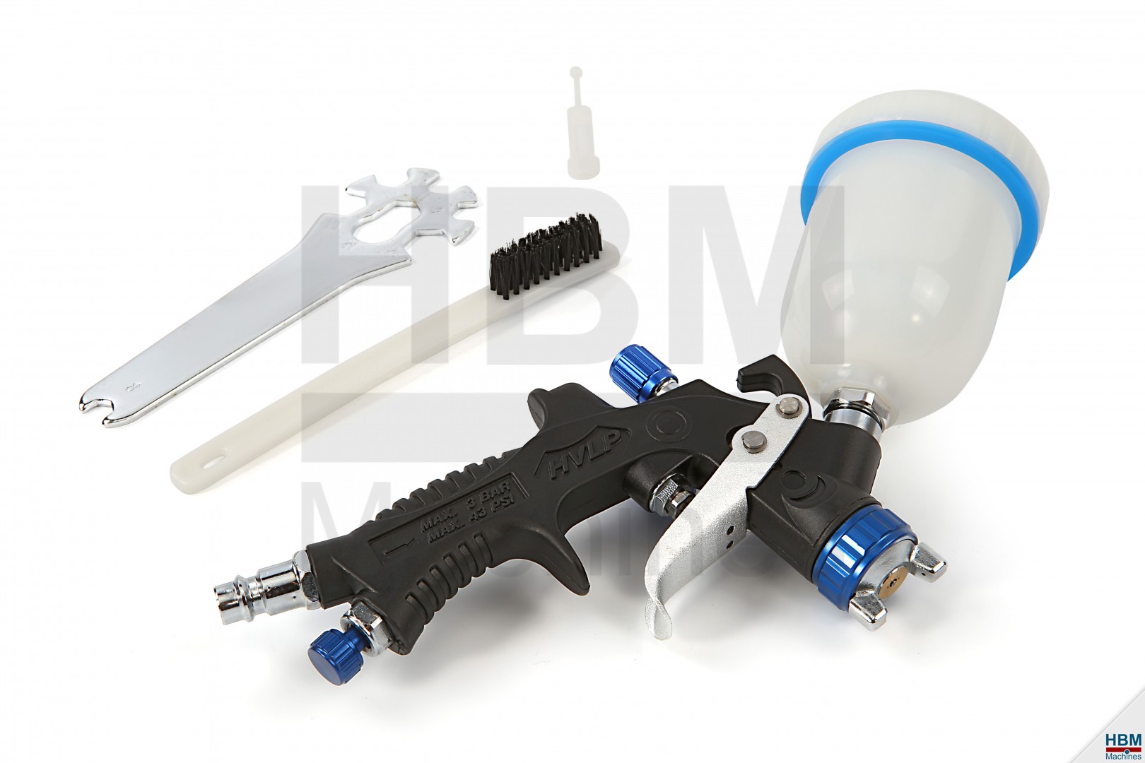 HBM Profi Verfspuit met 600 ml Beker Model 1 | HBM Machines