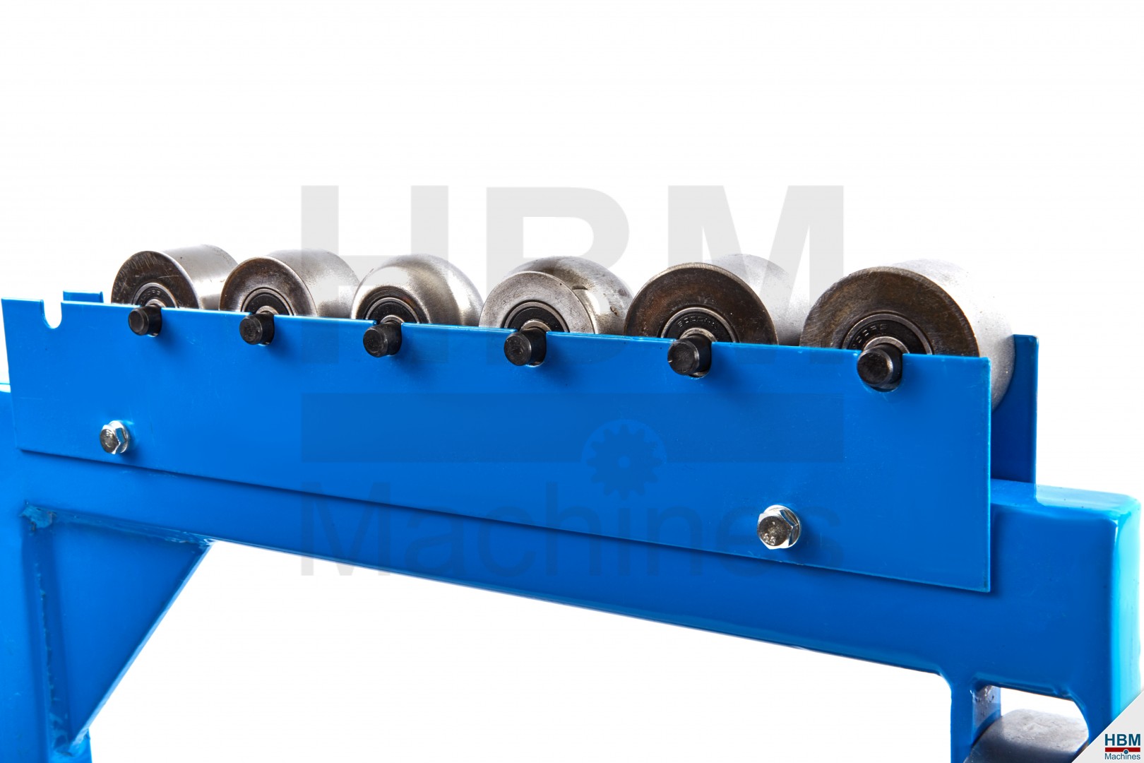 HBM Mini Engels Wiel met 8 Rollen | HBM Machines