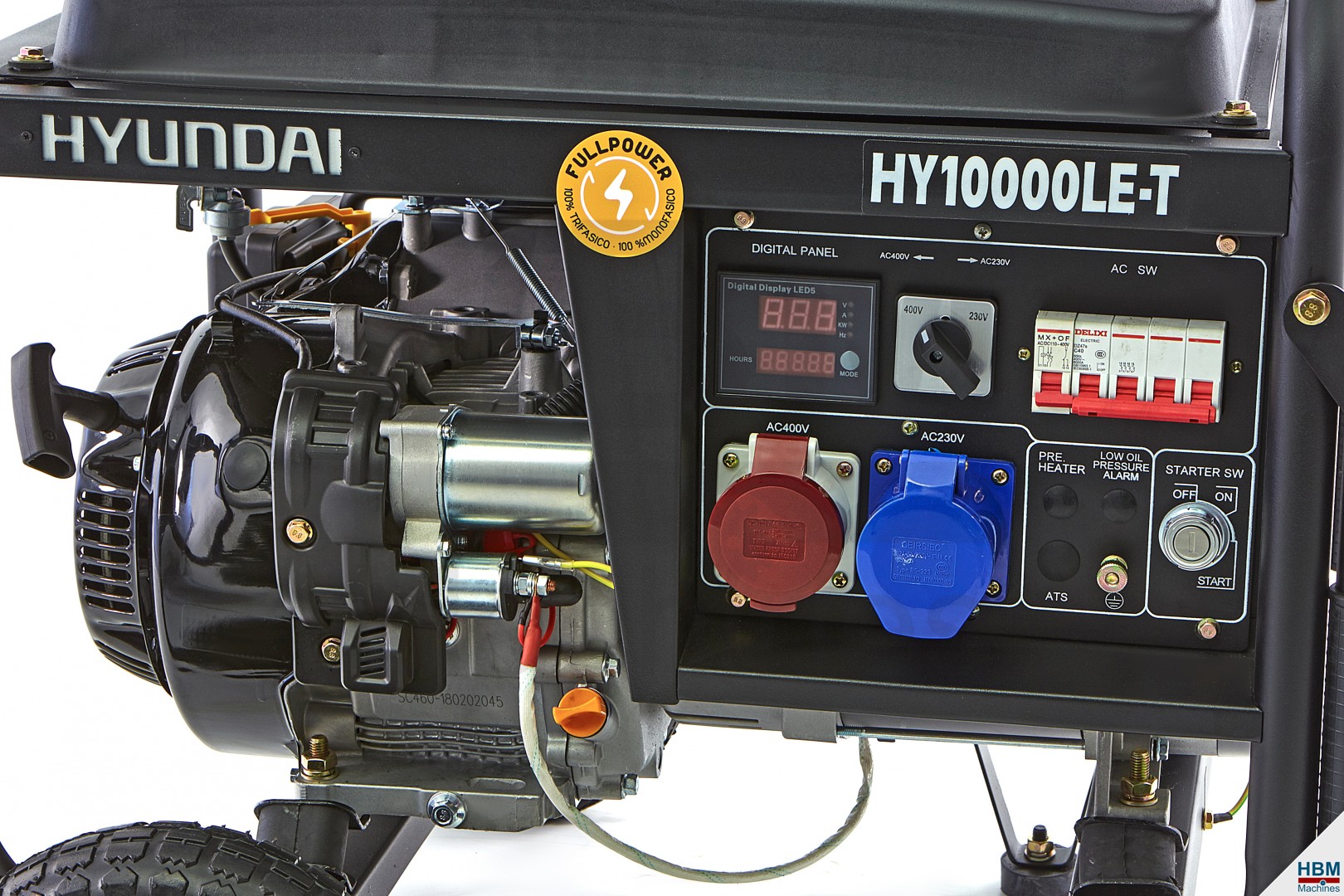 Hyundai HY10000LEK-T-3-Phasen-Generator/Generatoraggregat 6.6Kw mit ...