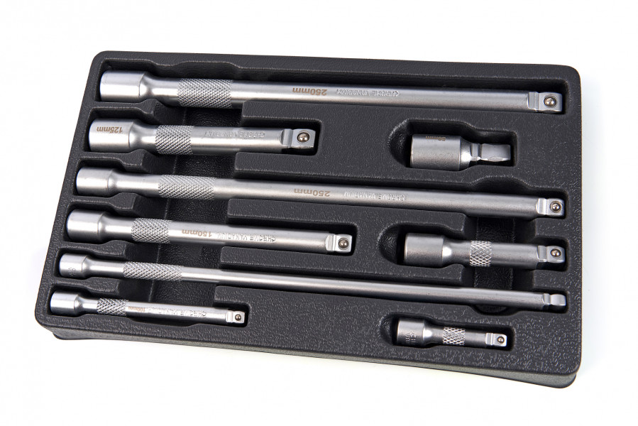 HBM Jeu de rallonges professionnelles 9 pièces avec rotules