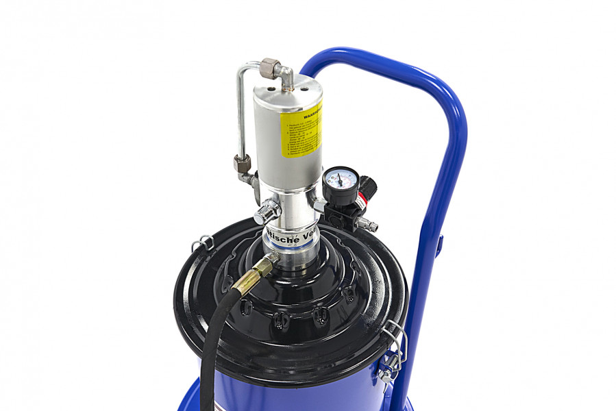 HBM 20 Liter Mobiele Pneumatische Vetpomp 300-400 Bar Persdruk