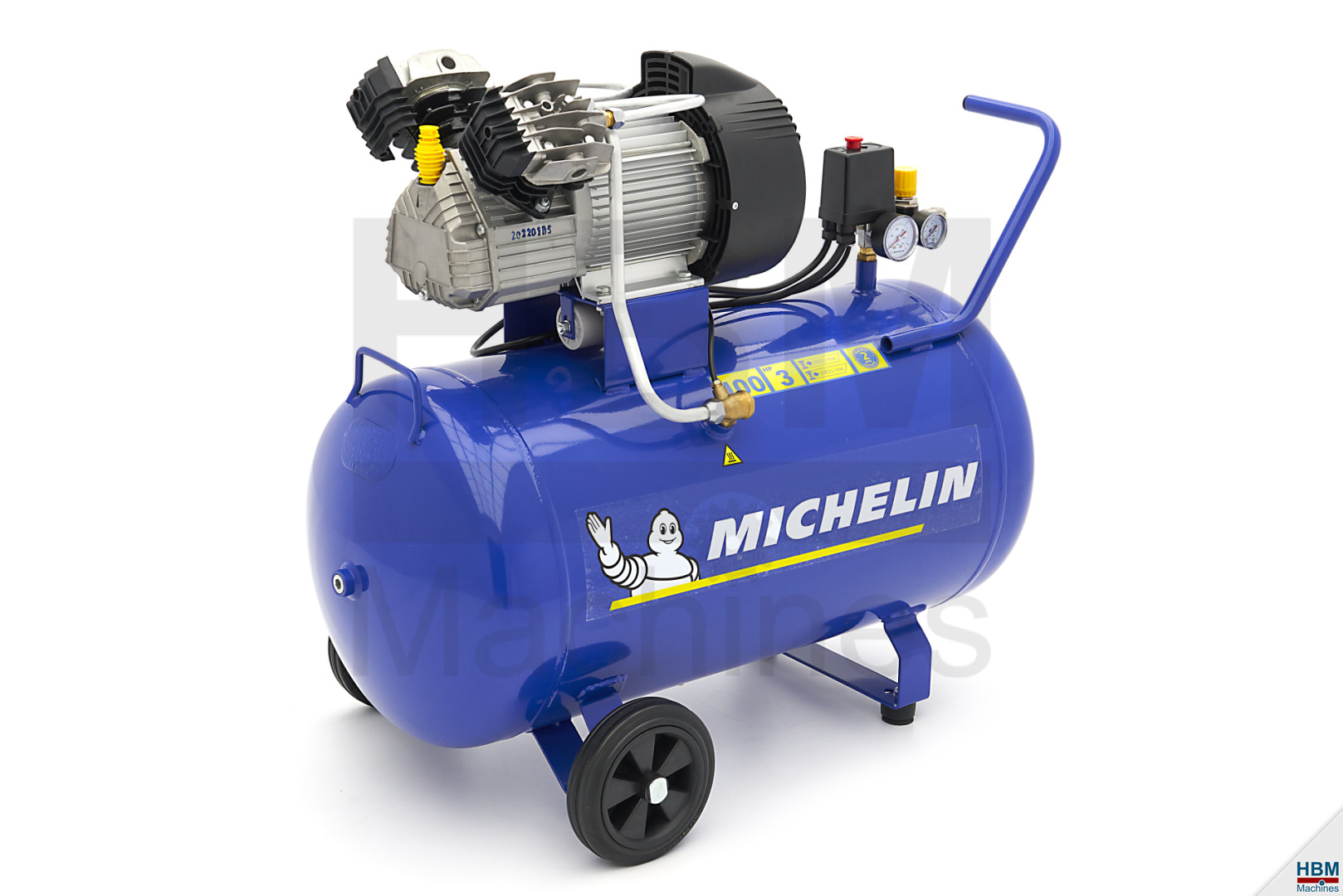 Michelin compressor 100 liter 3PK - 230 Volt 1129102951 | HBM Machines