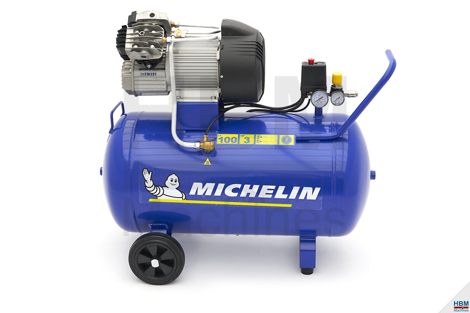 Michelin compressor 100 liter 3PK - 230 Volt 1129102951 | HBM Machines