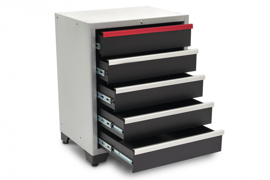 Armoire à outils professionnelle de luxe à 5 tiroirs HBM pour ...