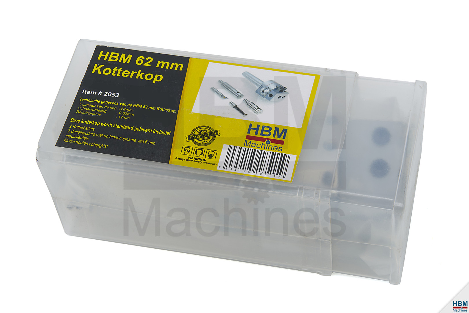 HBM 62 mm Kotterkop | HBM Machines