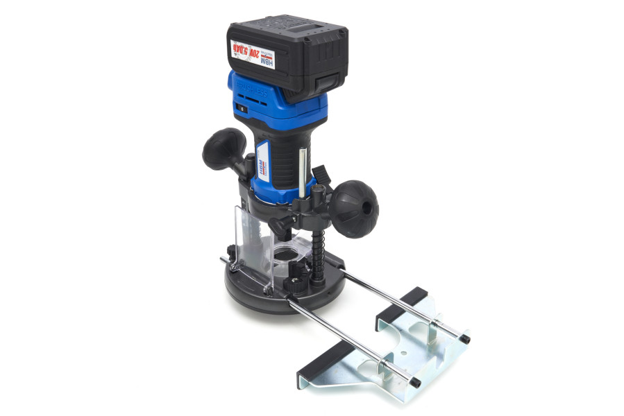 HBM Professionele 20 Volt 5,0 AH Li-ion Bovenfreesmachine en 2 Li-ion ...
