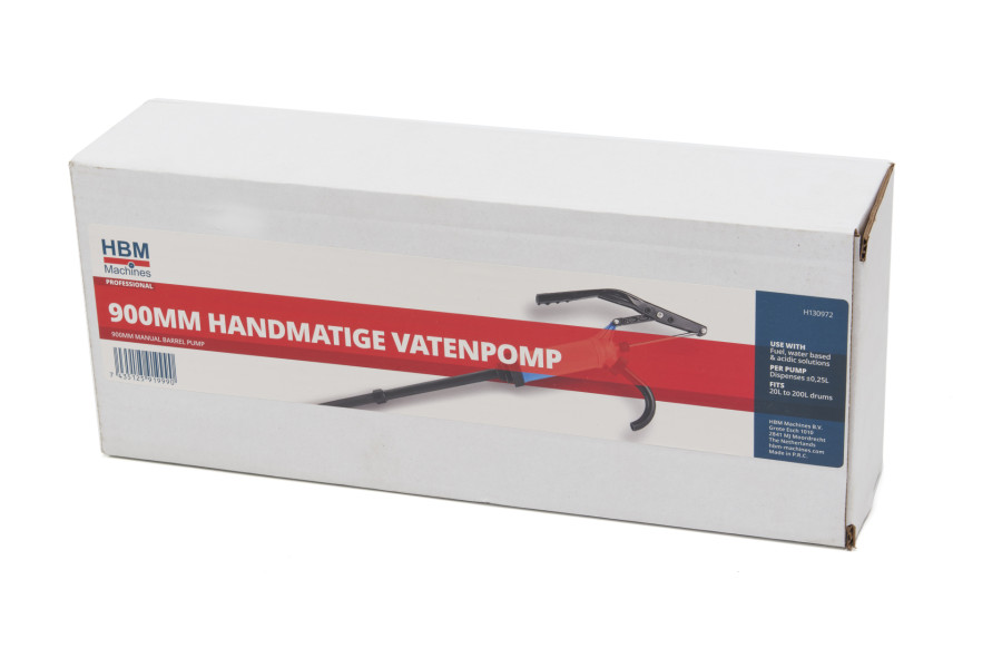 HBM 900 mm. Handmatige Vatenpomp, Oliepomp, Vloeistofpomp