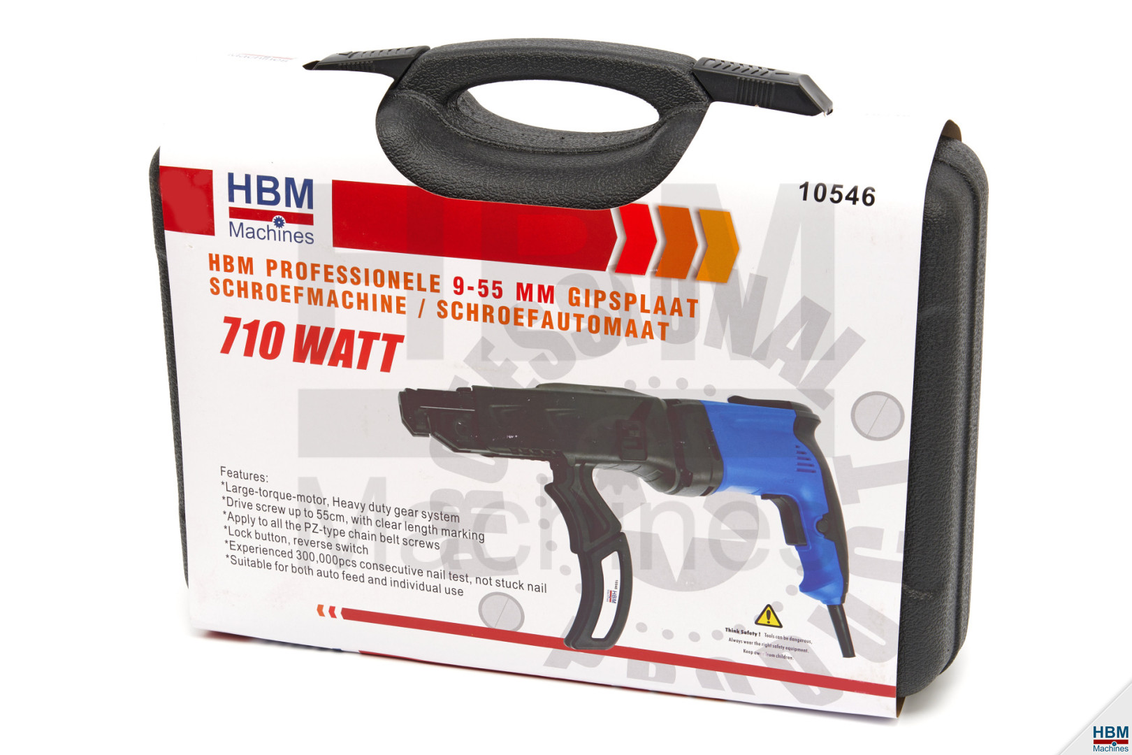 HBM Professionele 9-55 mm Gipsplaat Schroefmachine / Schroefautomaat ...