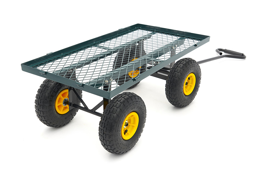 HBM 100 Kg Trekkar, Bolderwagen, Tuinkar Met 86 x 46 x 38 cm Laadbak ...