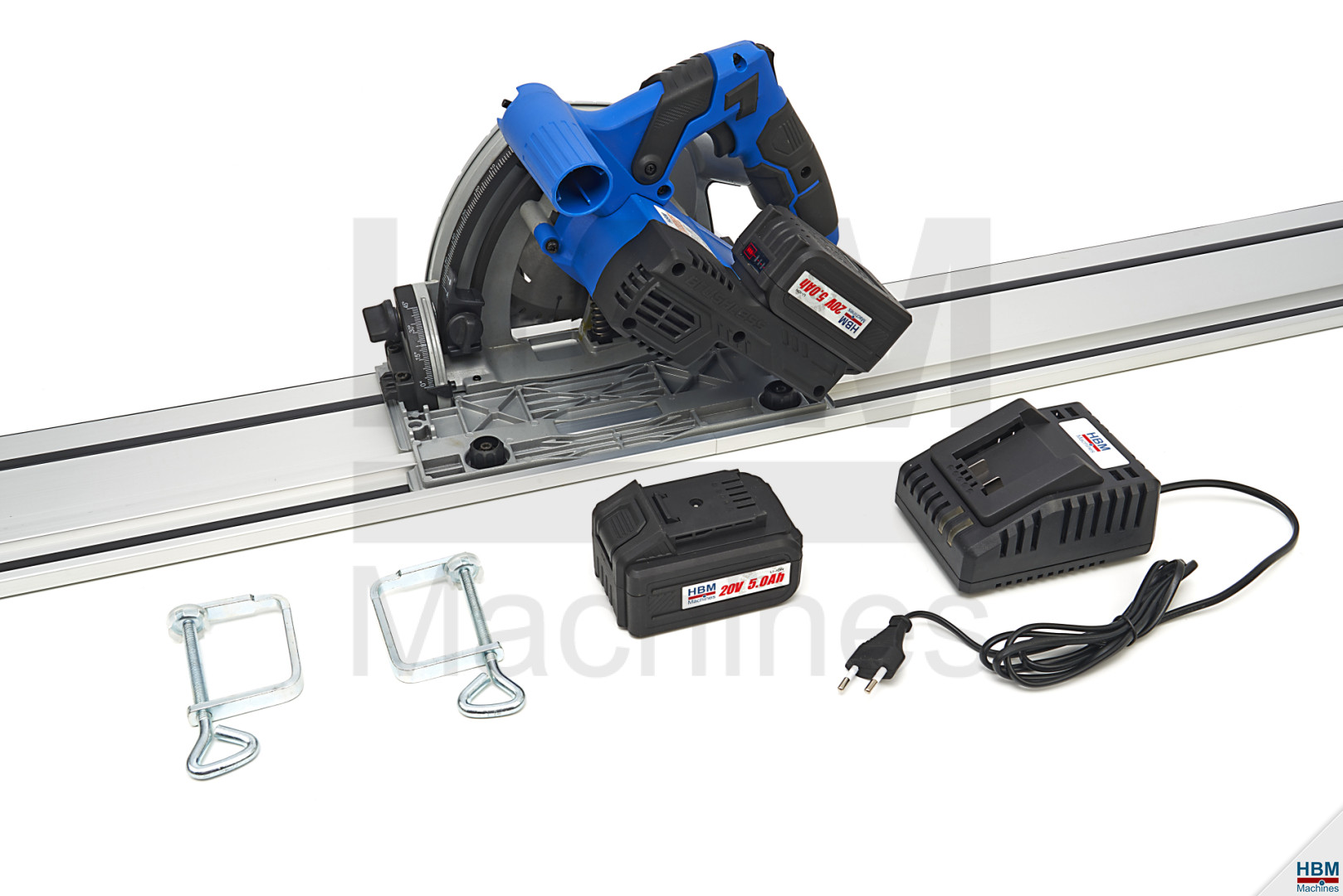 HBM accu invalzaag, liniaalzaag 165 mm 20 Volt 5,0 Ah, Power20.5