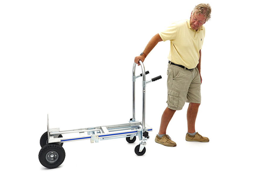 HBM 3 in 1 Opvouwbare Aluminium Steekwagen, Transportwagen en Dolly