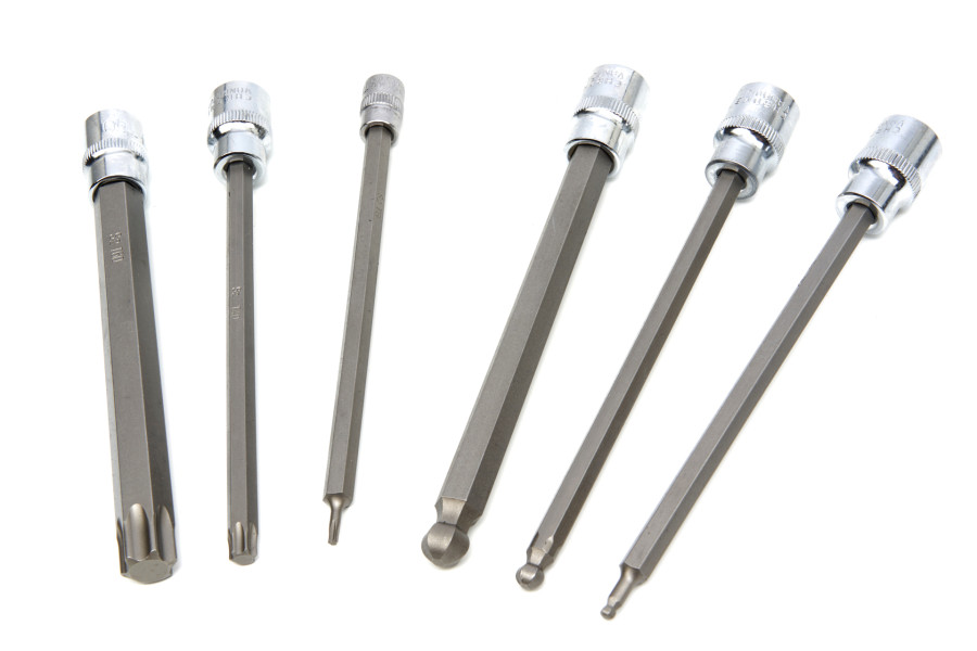 HBM 107 Delige Korte en Lange MM, INCH Inbus, Torx, Hex Doppenset