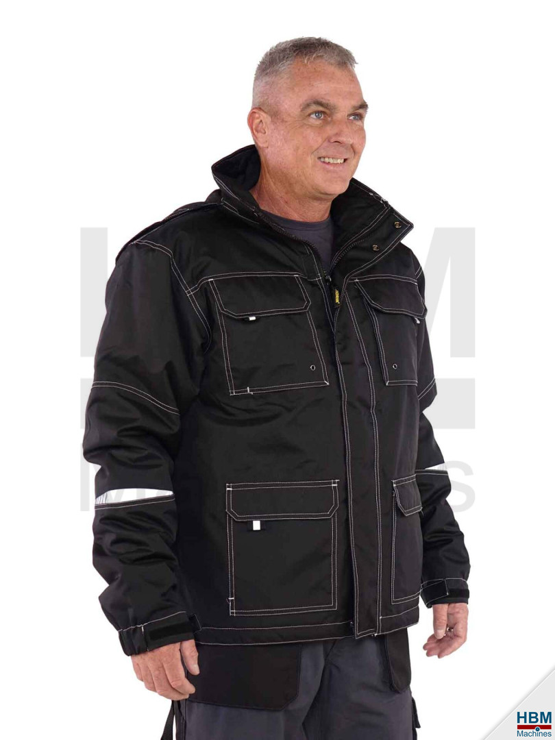 Veste de travail Caton noire | HBM Machines